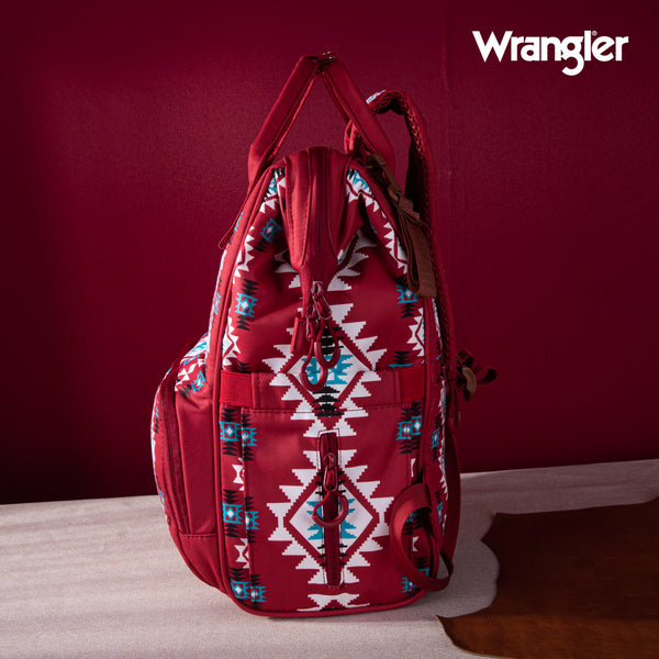 WG2204-9110 Wrangler Allover Wrangler Aztec Printed Callie Backpack ...