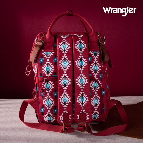 WG2204-9110 Wrangler Allover Wrangler Aztec Printed Callie Backpack ...