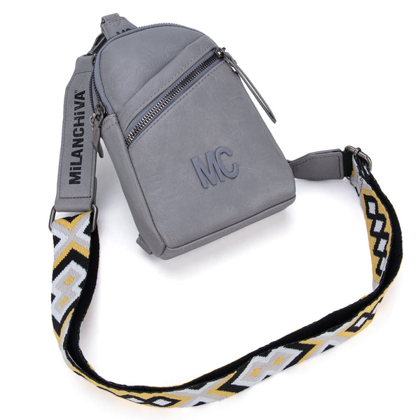 MC-3352 Milan Chiva Sling Bag/Crossbody/Chest Bag -Light Grey – MONTANA ...