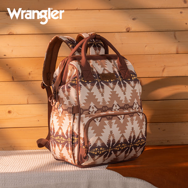 WG2210-9110 Wrangler Aztec Printed Callie Backpack - Tan – MONTANA WEST ...