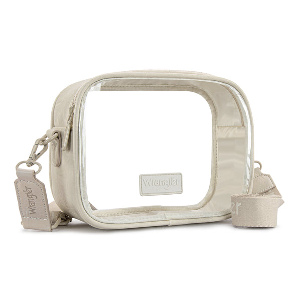 WG229-603 Wrangler Clear Crossbody Bag/Stadium Bag - Beige – MONTANA ...