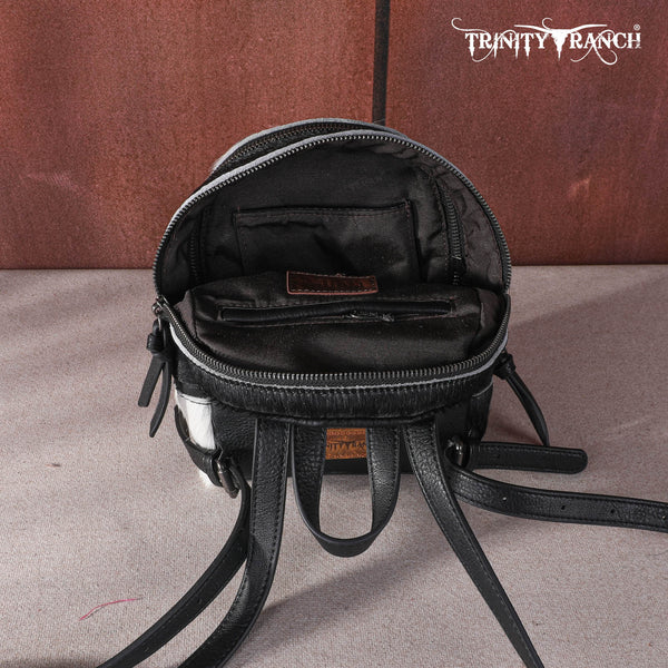 TR160-9110 Trinity Ranch Hair-On Cowhide Collection Mini Backpack ...
