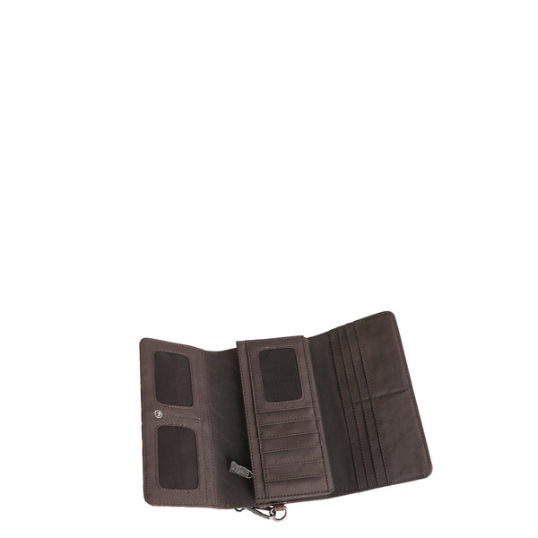 TR153-W002 Trinity Ranch Floral Tooled Collection Wallet – MONTANA WEST ...